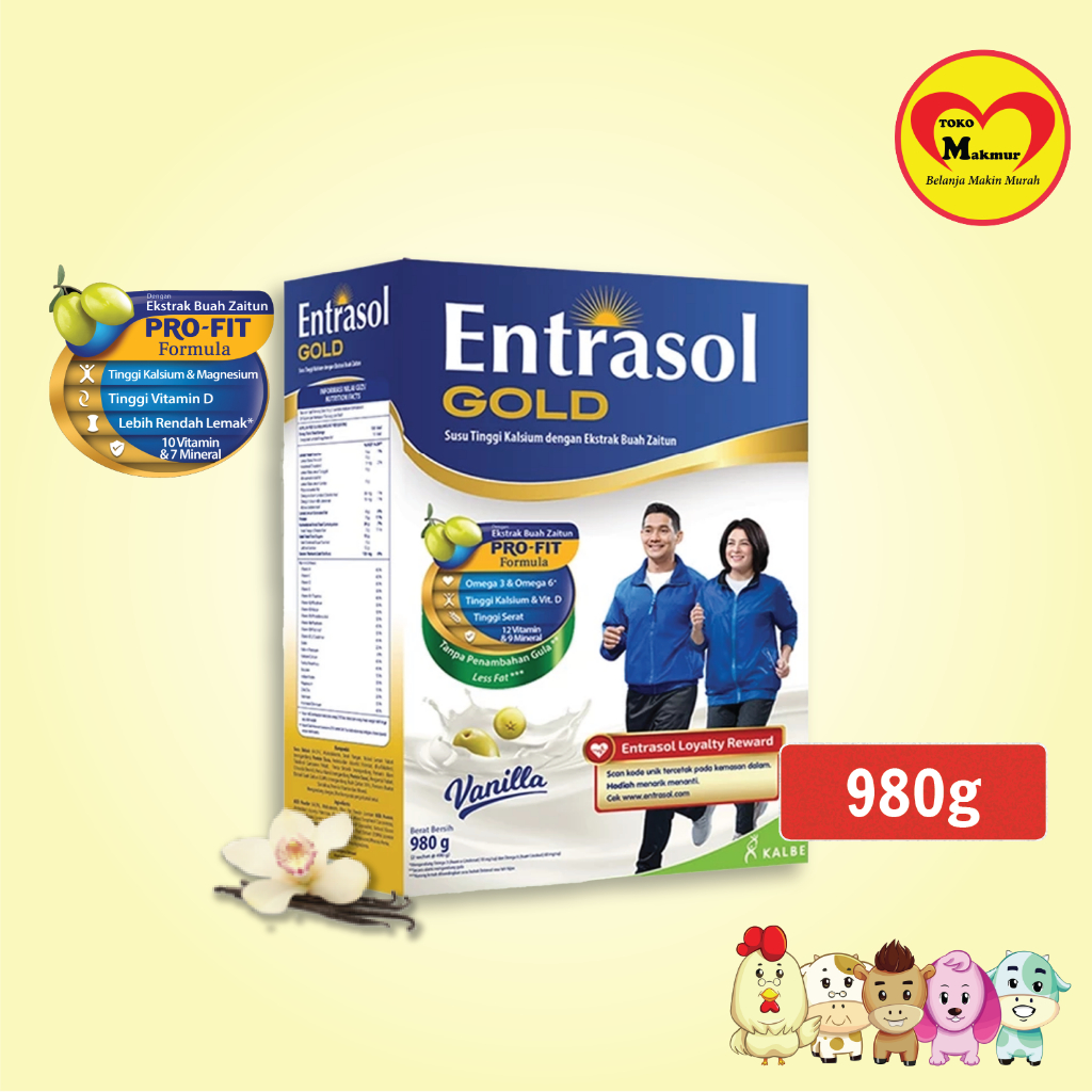 Entrasol Gold Vanilla 980gr / Toko Makmur Online | Shopee Philippines