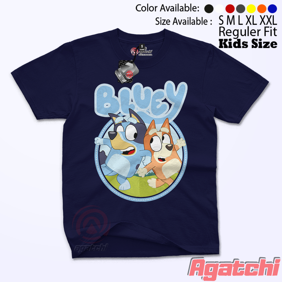 Agatchi Children's T-shirt with Bluey And Bingo Motif - V2 | Shopee ...