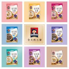 Quaker five high treasure oatmeal oat contains 10 sachets Taiwan ...