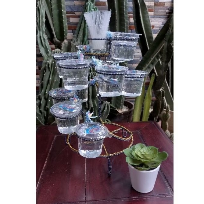 Wire drink rack/ mineral water rack/ aqua glass rack | Shopee Philippines