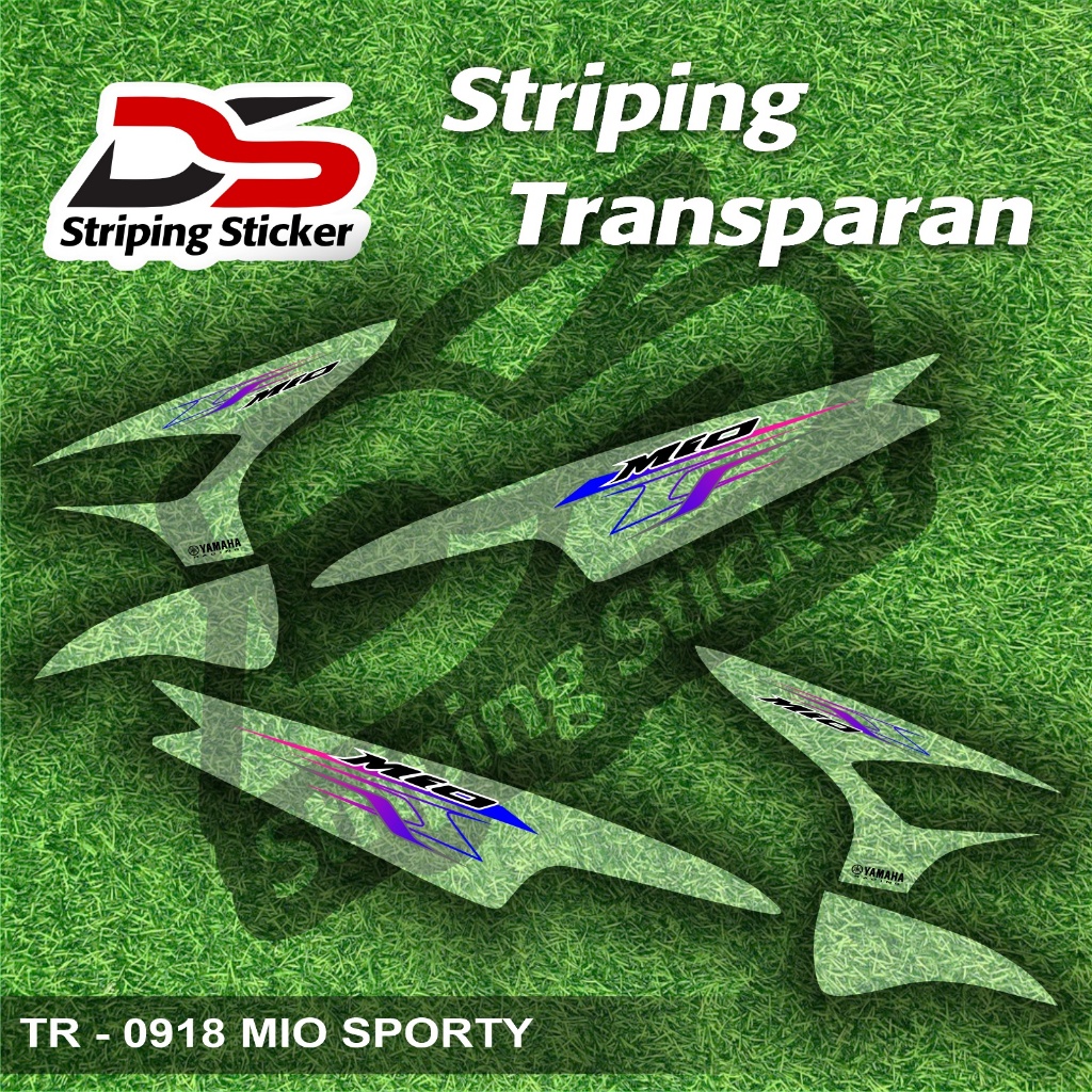 Mio Sporty Transparent Sticker Striping (TR-0918) List of Motorcycle ...