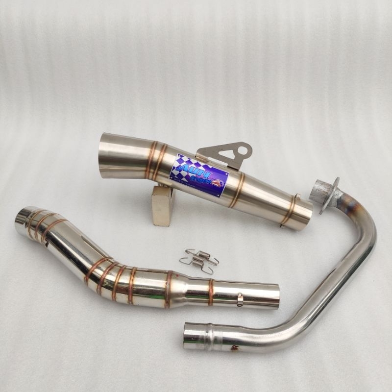 Super OPEN PIPE canister 51mm tube type 1set Raider 150carb Raider ...