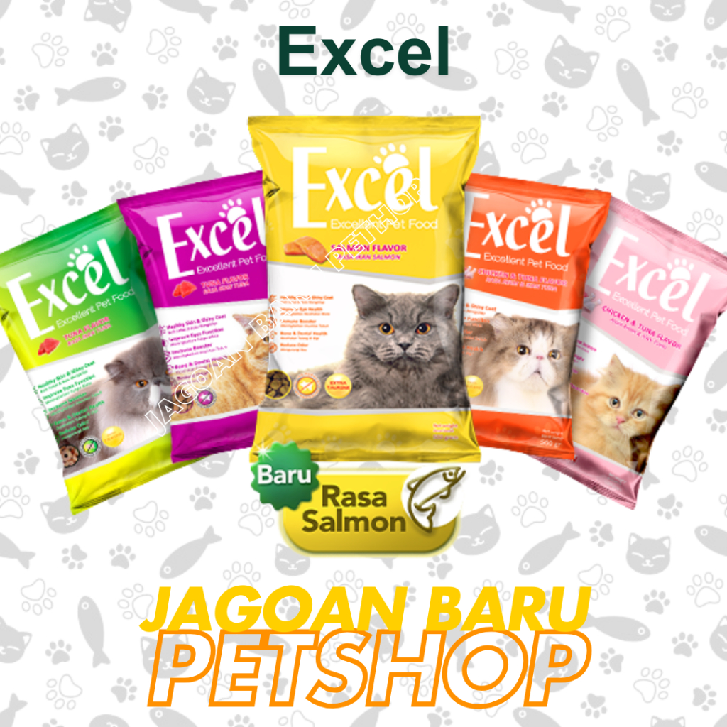 EXCEL Dry Cat Food 500gr | Shopee Philippines