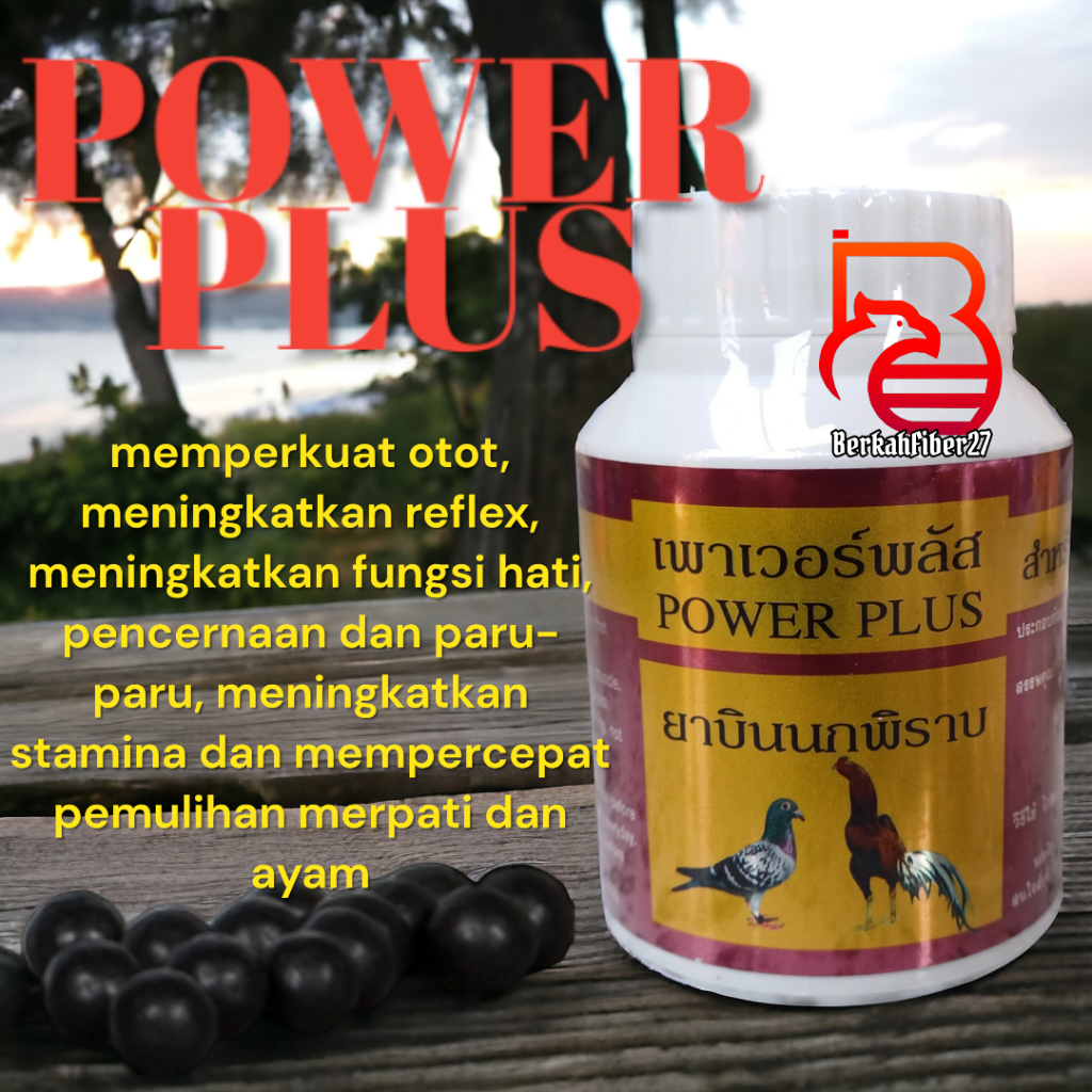 Power Plus 1 BOTTLE Vitamin FOR FIGHTING CHICKENS AND BIRDS RACING ...