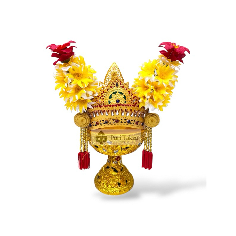 Basic Joged Dance Crown / Balinese Leather Carnival Dance Headdress ...