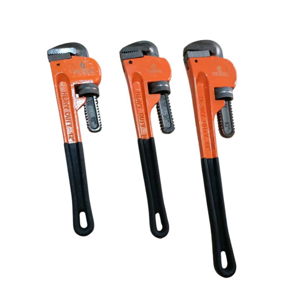 Yozuri Plumbing Wrench 12 inch 14 inch 18 inch PVC Paralon Pipe Wrench ...