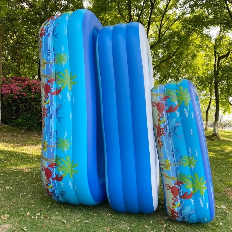 Jumbo children's swimming pool 3.1 meters 3 Rings Thick rubber ...