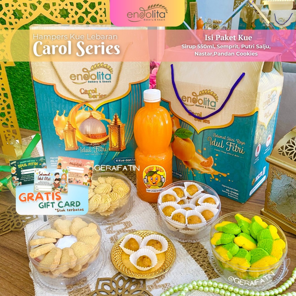 Endolita PARCEL HAMPERS EID UL FITRI / SYRUP PACKAGE 4 DRY COOKIES 1 ...