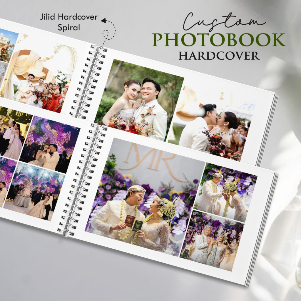 PREMIUM HARDCOVER CUSTOM PHOTOBOOK - THICK AESTHETIC PHOTO ALBUM BOOK ...