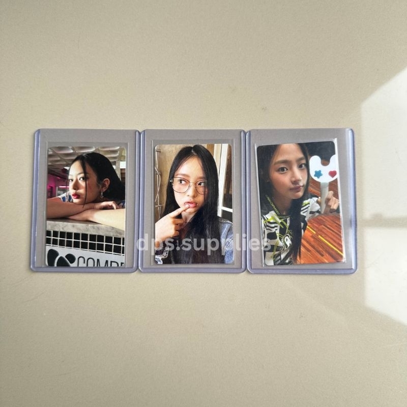 NEWJEANS NJZ PHOTOCARD - HANNI MINJI - BLUEBOOK LIGHT STICK LS BINKY ...