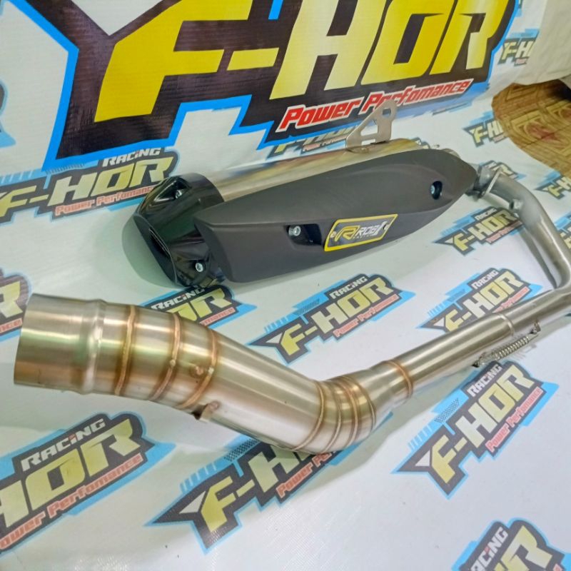 Fullsystem ROB1 Racing Exhaust for Cbr150r Vixion Xsr Sonic Satria Fu ...