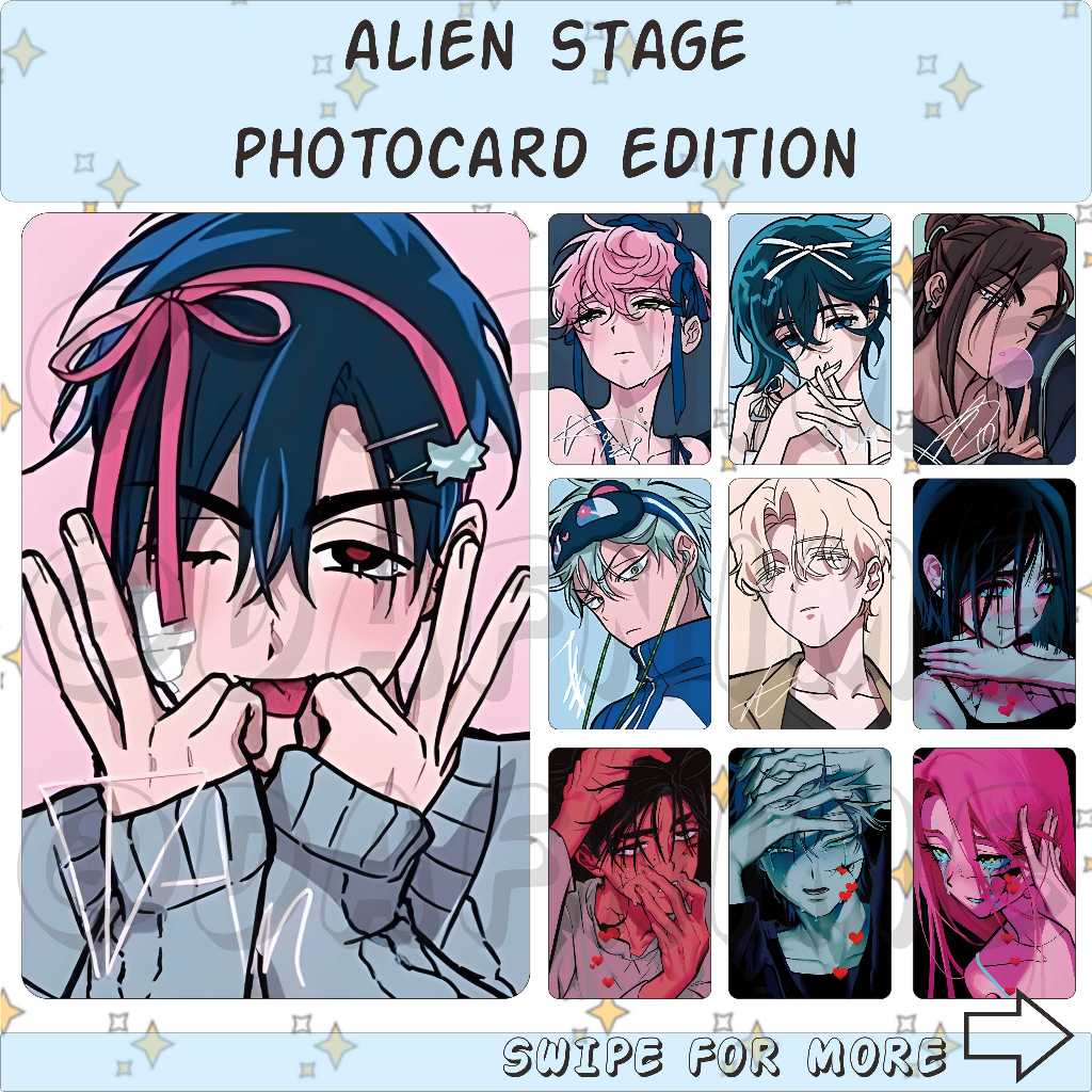 Alien STAGE PHOTOCARD ANIME | Shopee Philippines