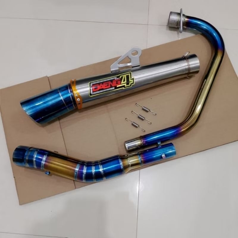 Daeng Sai4 Conical exhaust pipe bajaj ct100,125 tmx pinoy skygo 125 150 ...