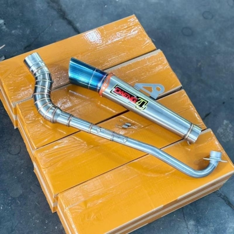 Daeng Sai4 Conical open exhaust wave 100 110 125xrm fury raider J rs125 ...