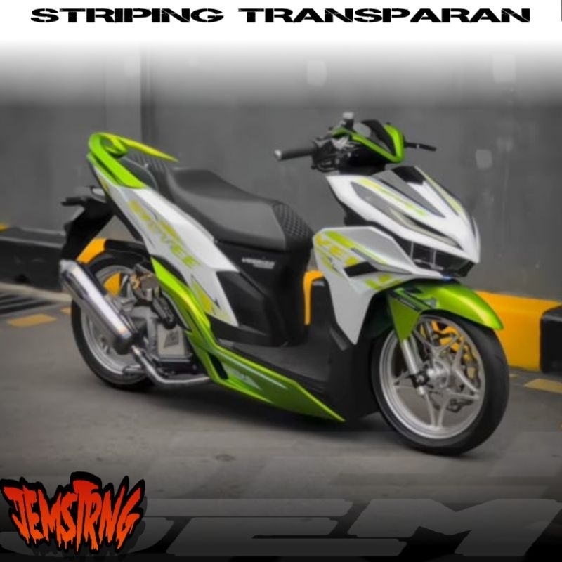 Newest VARIO 125 NEW 2023 GEN 2 TRANSPARENT STICKER STRIPING | Shopee ...