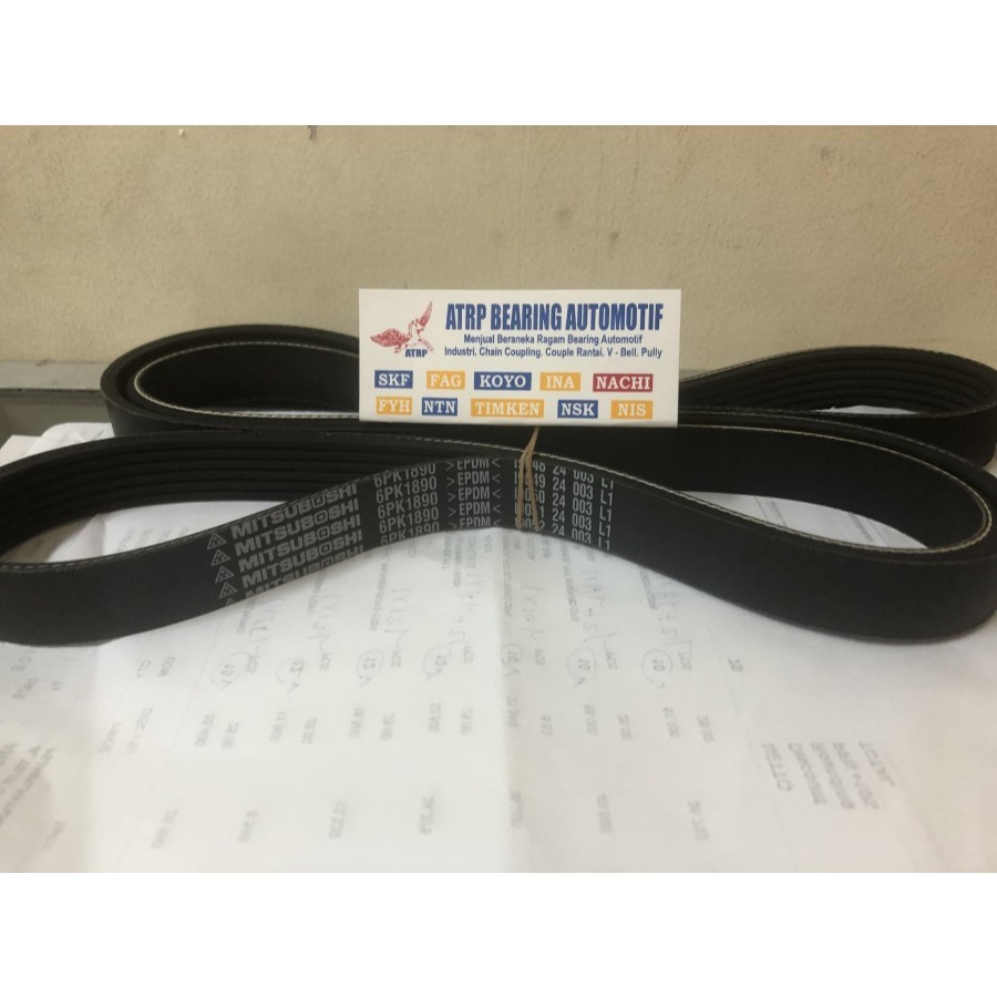 Fan BELT / FAN STRAP TOYOTA ALTIS 6PK 1890 2001-2007 MITSUBOSHI ...