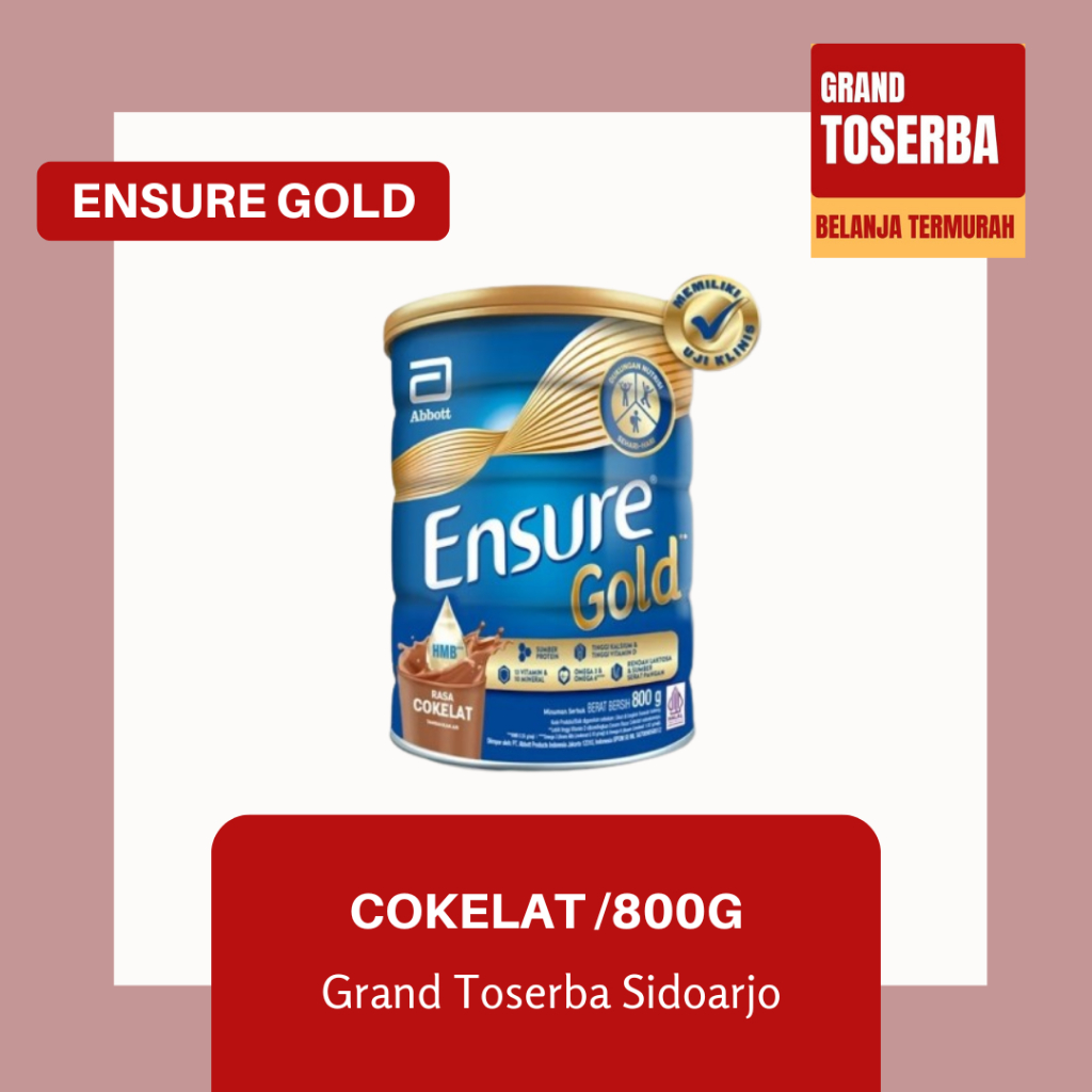 Ensure GOLD 380g - 800g / FORMULA MILK RICH IN PROTEIN / MUSCLE ...