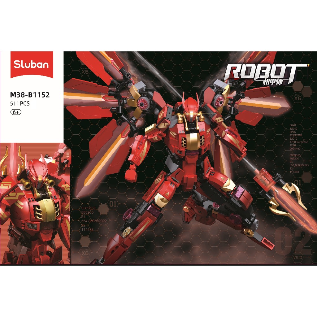 Sluban Bricks Robot PR Mecha M38-B1152 | Shopee Philippines