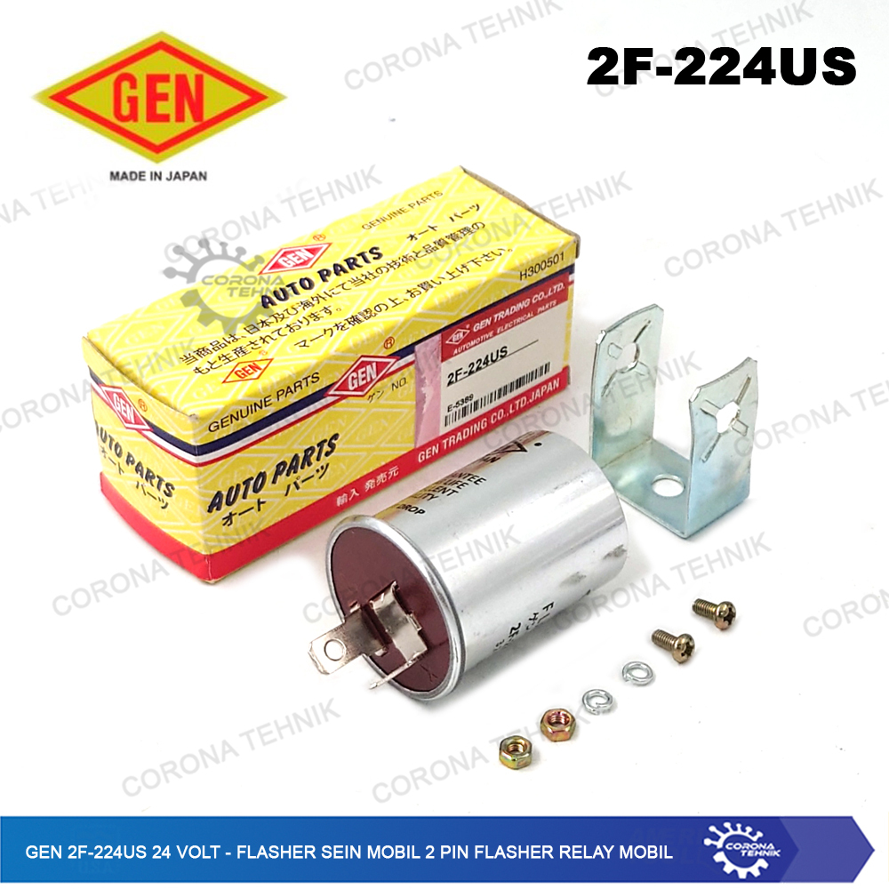 2 Pin Car Turn Signal Flasher Car Relay Flasher - Gen 2F-224US 24 Volt ...
