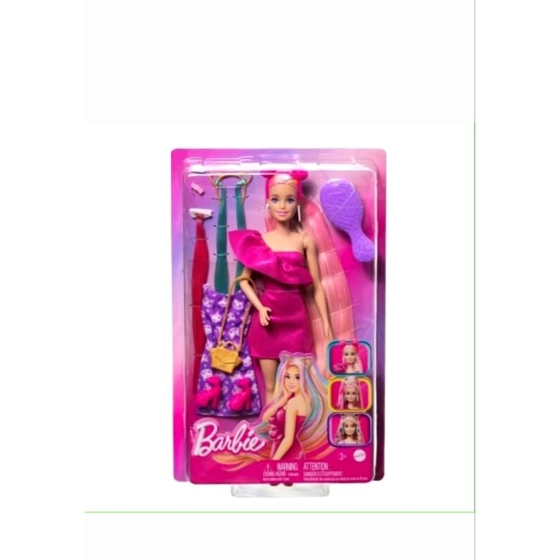 Barbie Fun and Fancy Hair Doll With Extra Long Color Full | Shopee ...