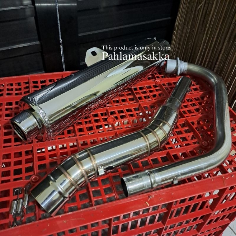 1set Canister standard power pipe exhaust raider carb,fi skygo 125 150 ...