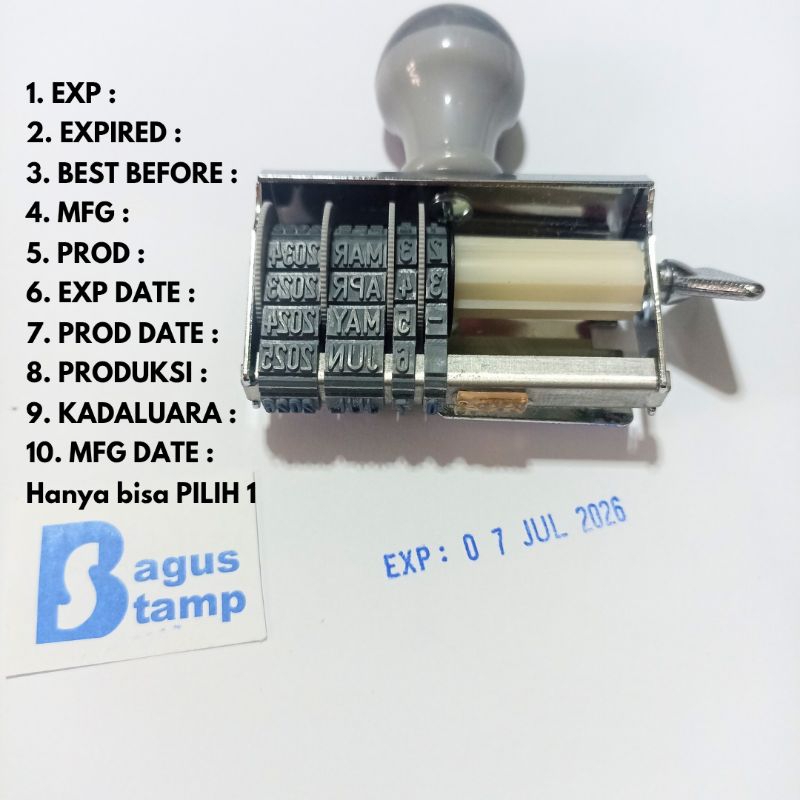 Best Before MFG Self-Inking Shiny S70 Production Expired Date Stamp | Shopee Philippines
