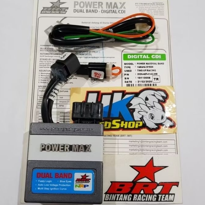 CDI BRT POWER MAX BYSON KARBU ST TR RK HYPERBAND DUALBAND | Shopee ...