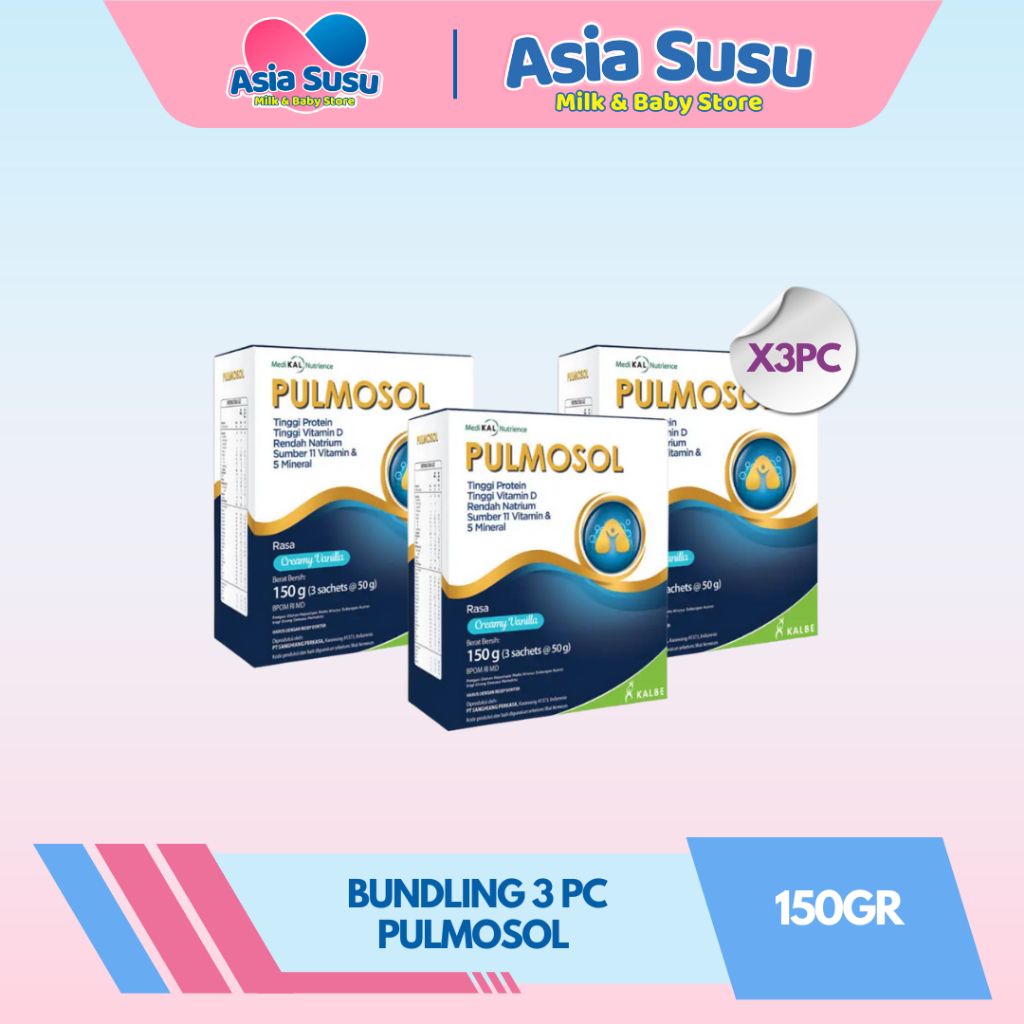 [BUNDLE] Pulmosol 150g x 3pc - PULMOSOL MILK FOR LUNG-LAUSE BREATH ...