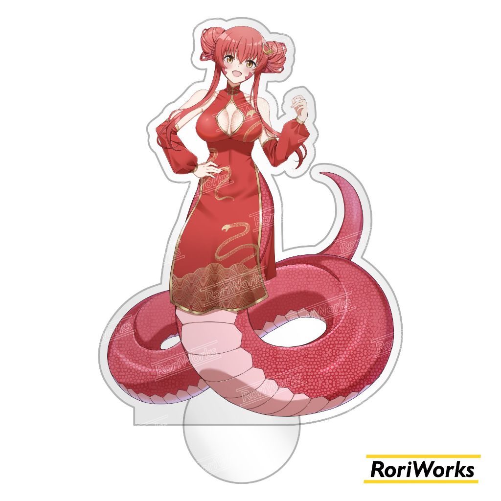 Acrylic Standee Figure Anime - Miia Cheongsam Qipao | Musume Monster ...