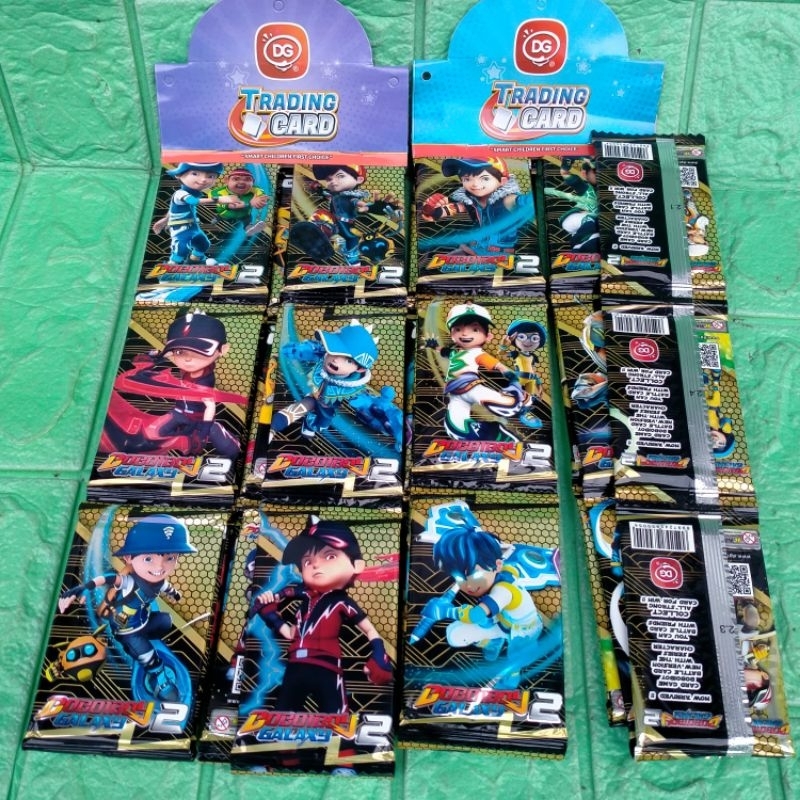 Wholesale 12 Sachets BOBOIBOY Trading Card Boboi Galaxy New Version 2 New series JKT48 | Shopee ...