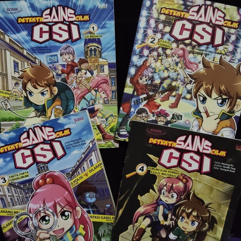 Original Book • Science Adventure Comics - CSI Little Science Detective ...