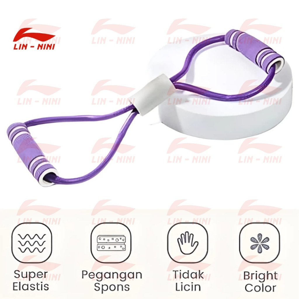 Lin-nini Portable Elastic Fitness Muscle Gym Sports Stretching Yoga Strap | Shopee Philippines