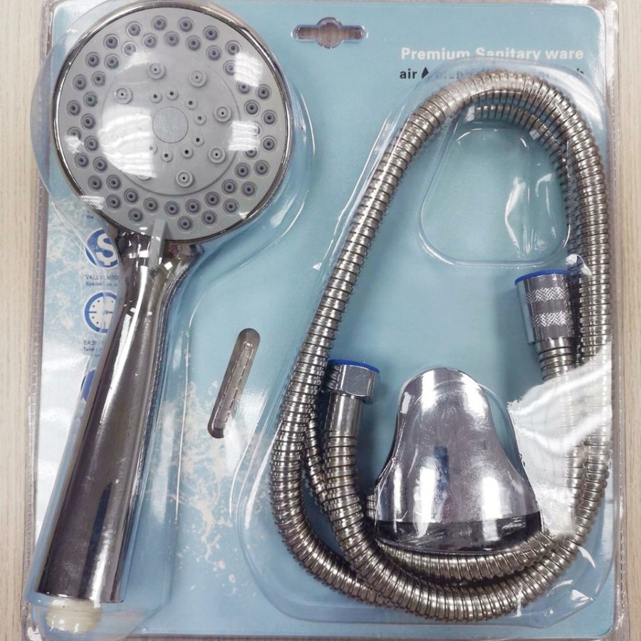 Cisal hand shower Set, 3 spray shower with large shower head mode ...