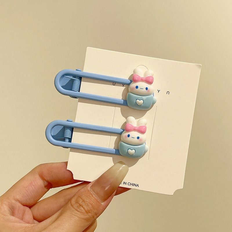 Girls' hair clips cartoon characters spongebob winnie the pooh duck ...