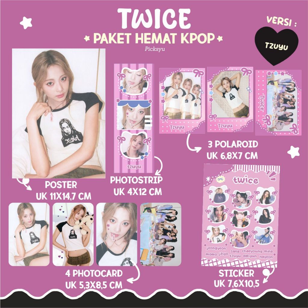 [PACKING USES BOX] 7K PACKAGE TWICE II HAMPERS KPOP II FANKIT TWICE II ...
