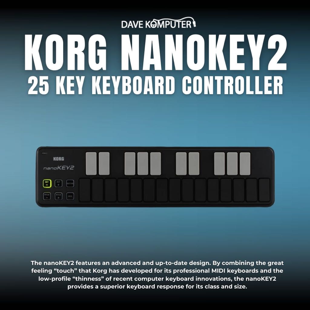 Korg nanoKEY2 25-key Keyboard Controller | Shopee Philippines