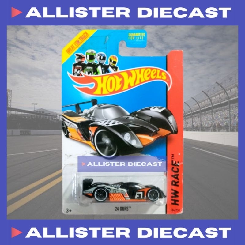 HITAM Us CARD Hot Wheels 24 Ours Black Hotwheels 24 Ours Black HW Race ...