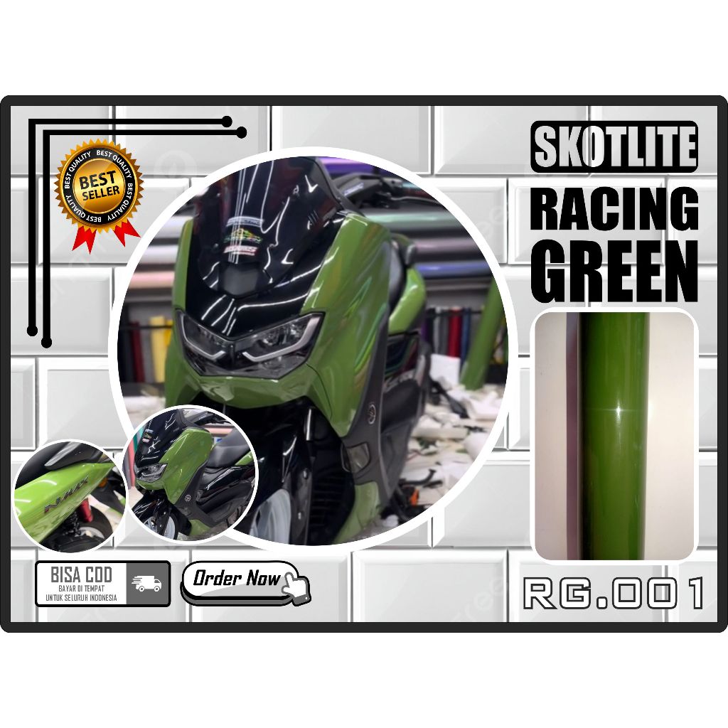 STANDART RACING GREEN Scotlite Sticker METER | Shopee Philippines
