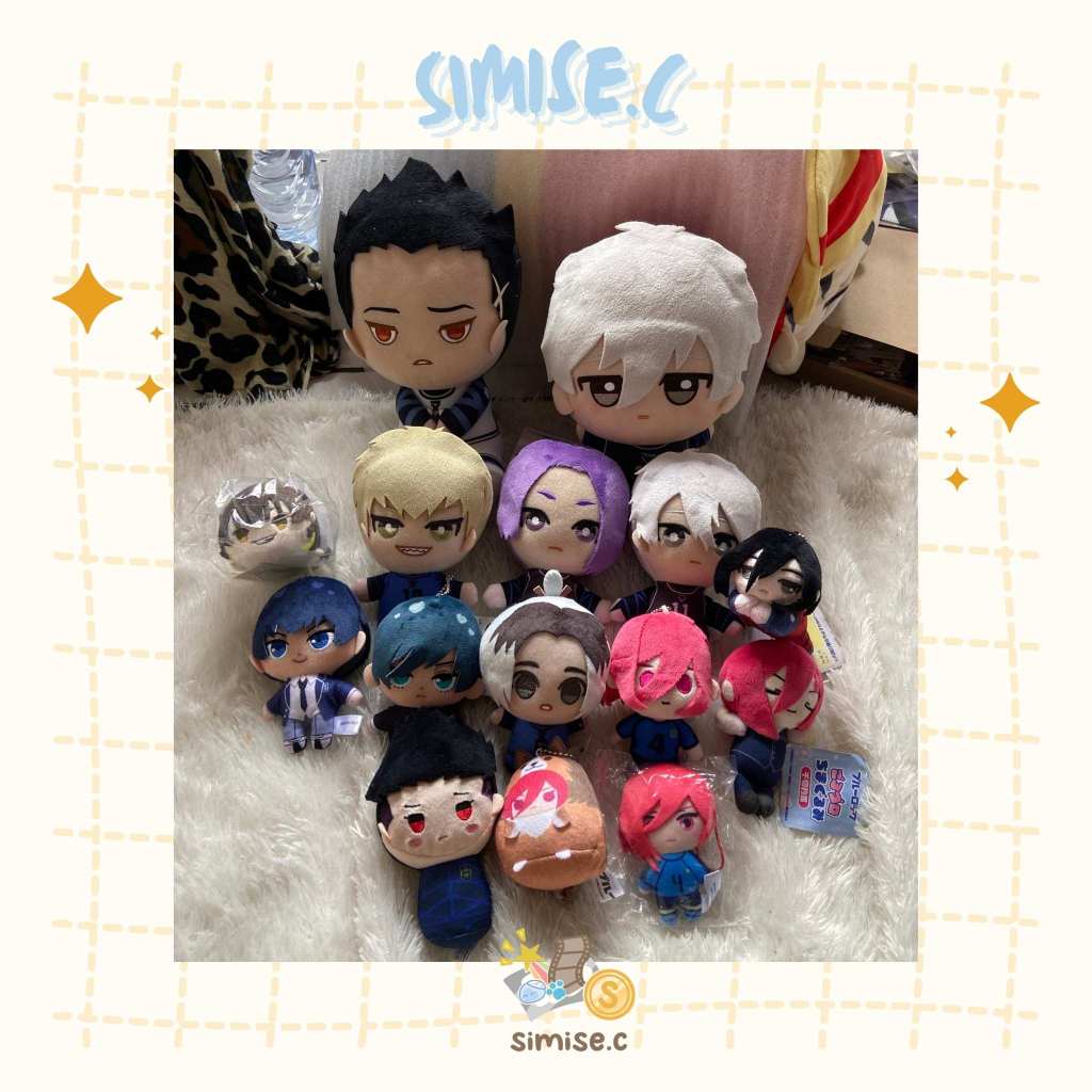 Blue Lock Plush / Blue Lock Anime Doll - Seishiro Nagi, Raichi Jingo ...