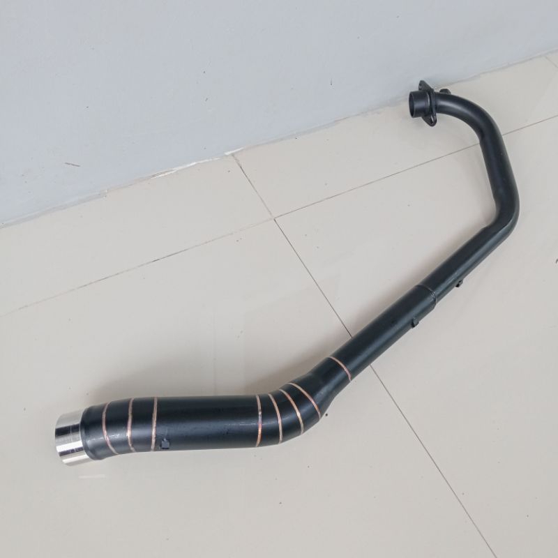 Big elbow pipe 51mm blackdoff for Raider 150 Sonic 150 Y15zr Spark/LC ...