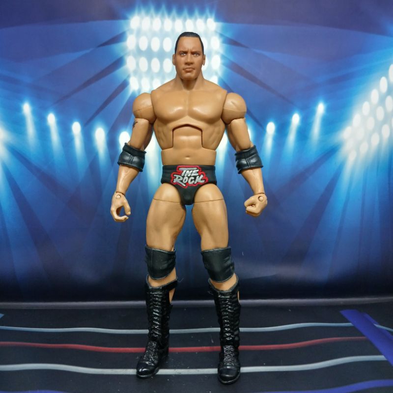 Wwe MATTEL ELITE 2 PACK (WITH MANKIND) THE ROCK | Shopee Philippines