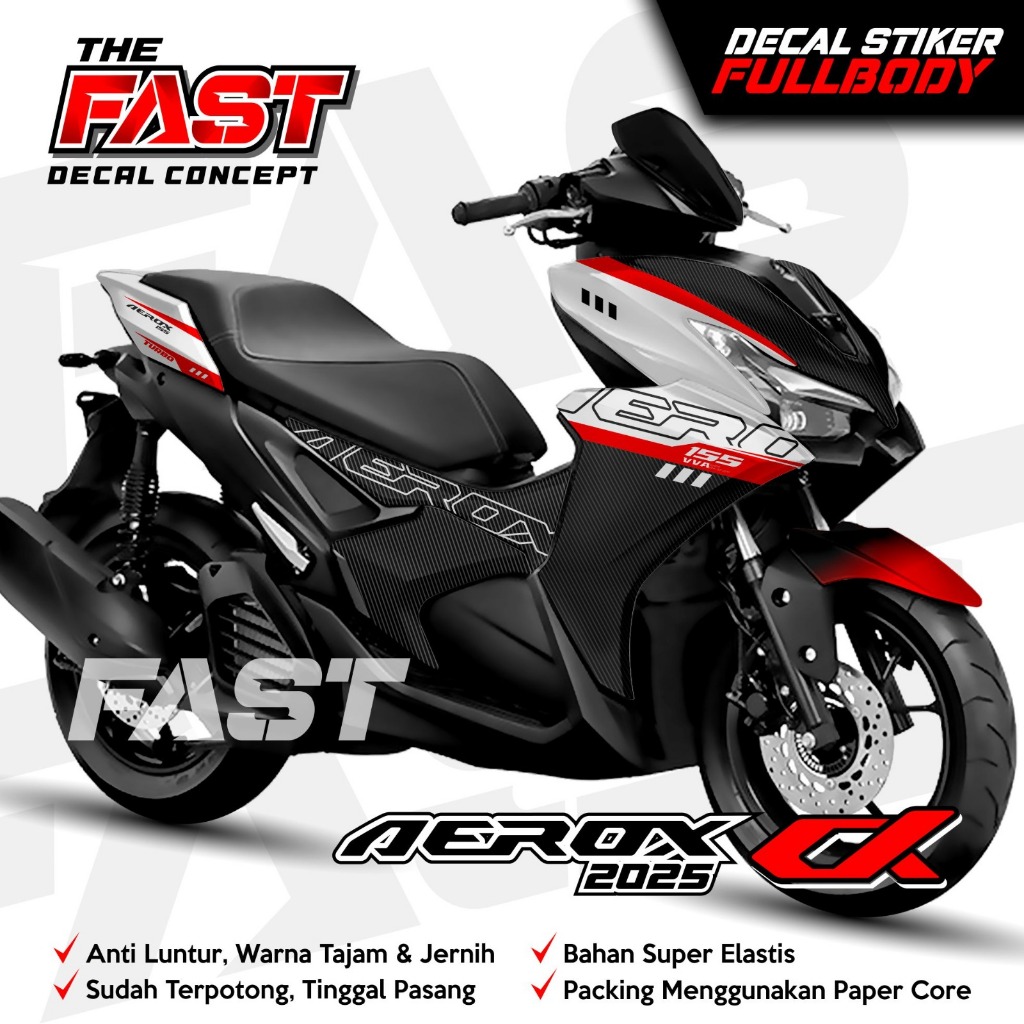 DECAL AEROX ALPHA new RACING NEW Fullbody - Decal Sticker AEROX ALPHA ...