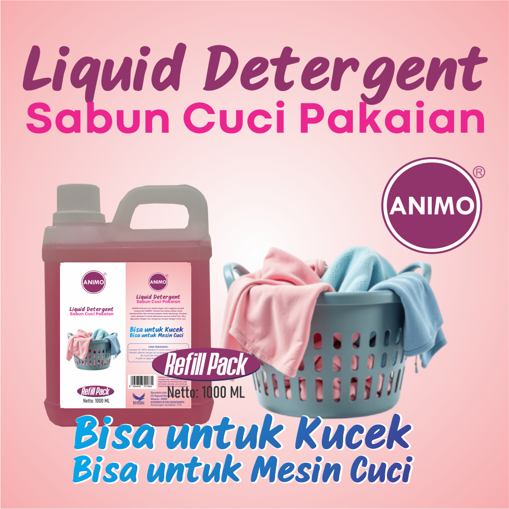 Animo Liquid Detergent - Laundry Soap 1 Liter | Shopee Philippines