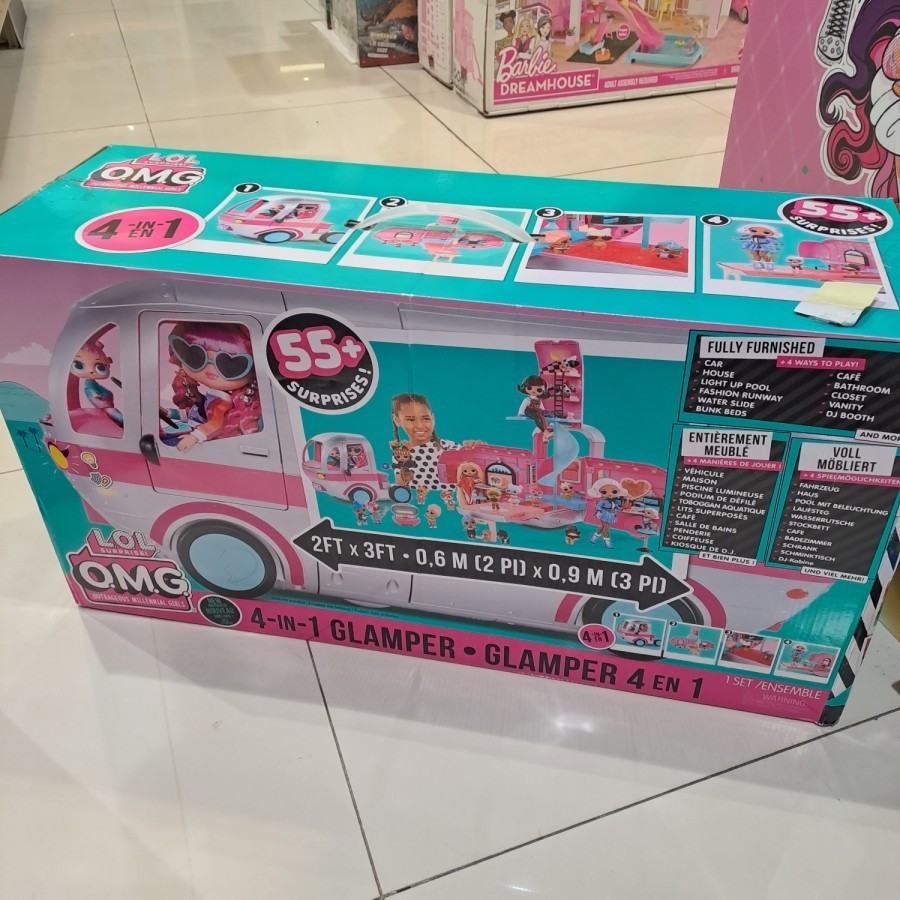 LOL OMG Glamper 4 in 1 LOL Surprise Doll Original MGA Fashion Camper ...