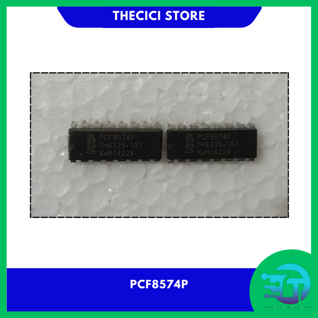 IC PCF8574P DIP GPIO 8-bit I/O Expander I2C bus 16P 16 pin PCF8574 ...