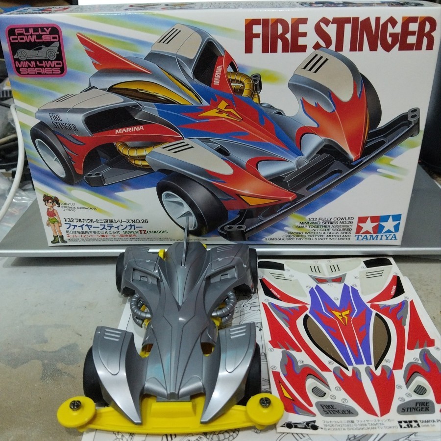 REPLIKA Tamiya Kids Fire Stinger has been assembled with replica ...