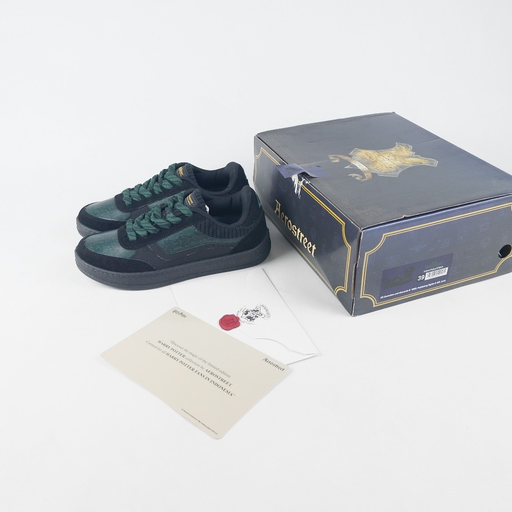 Aerostreet X Harry Potter Black Green Lord Voldemort Sneakers | Shopee ...