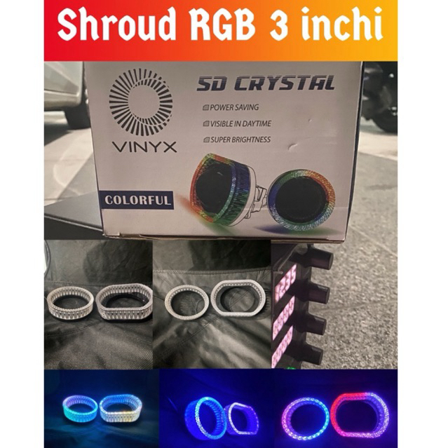 Shroud rgb 3 inch rgb matrix vinyl size 3 inch welcome led for 3 inch ...
