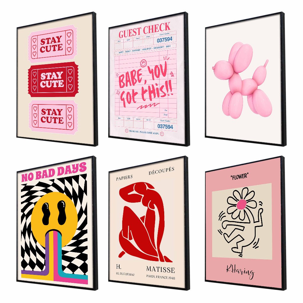 [Catalog 25 ] Aesthetic Wall Poster | Frameblock Size A3 30x40 cm ...