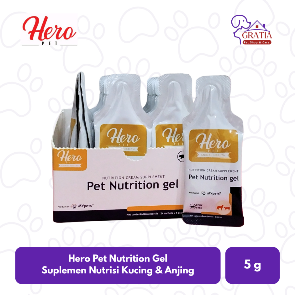 Hero Pet Nutrition Gel 5gr (Sachet) | Shopee Philippines